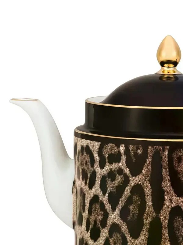 Dolce & Gabbana Leopard-print Teapot