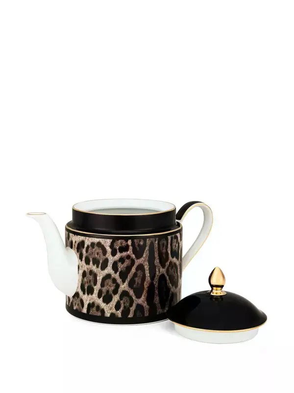 Dolce & Gabbana Leopard-print Teapot