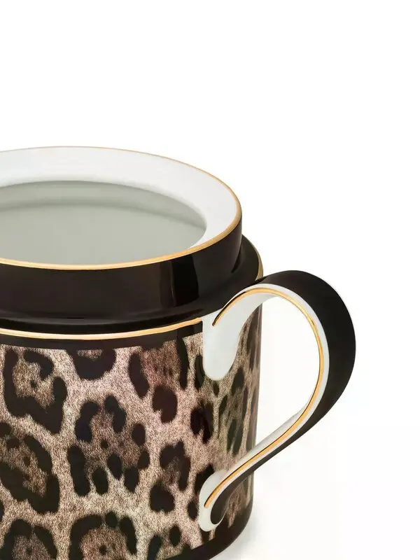 Dolce & Gabbana Leopard-print Teapot