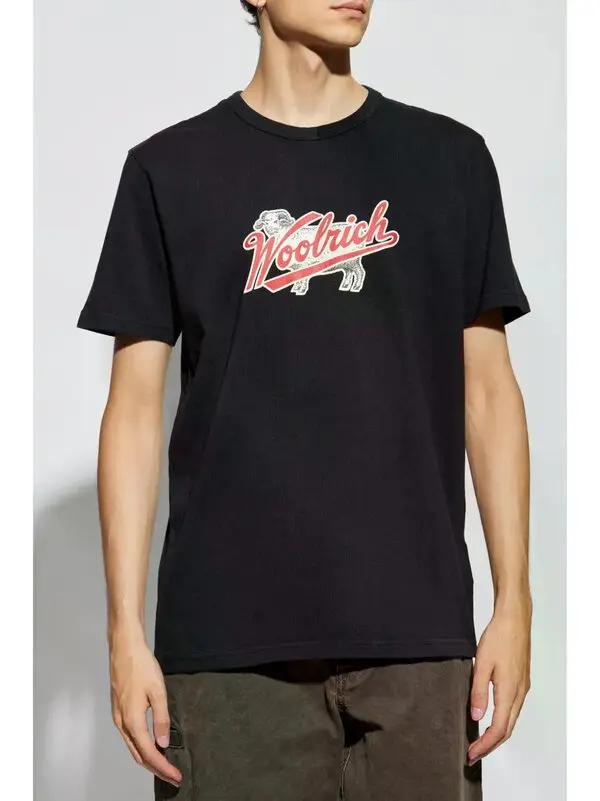 Woolrich Logo-print T-shirt - Black