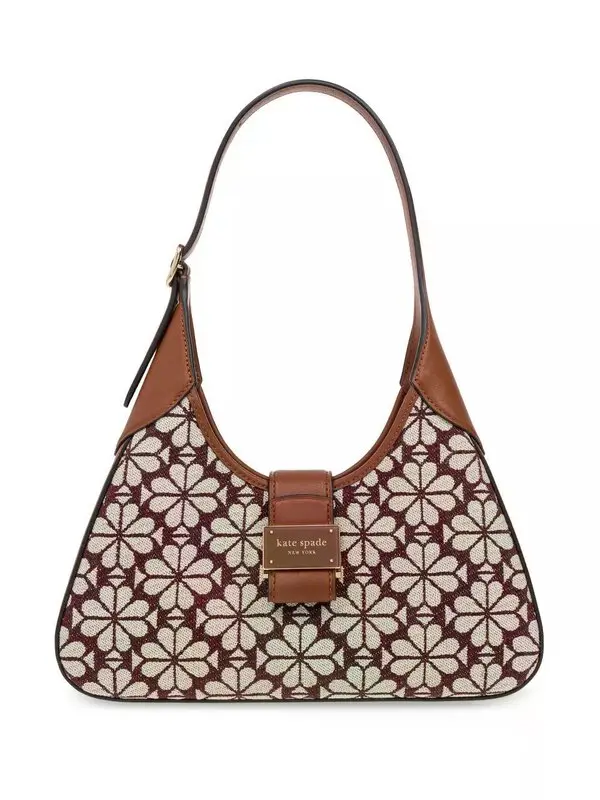 Kate Spade New York Floral-jacquard Shoulder Bag - Red