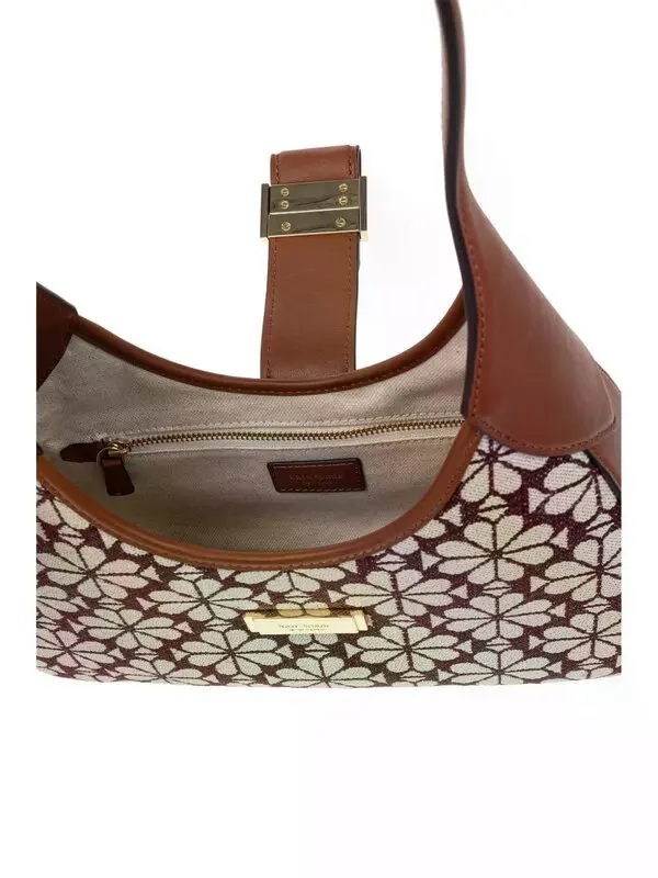 Kate Spade New York Floral-jacquard Shoulder Bag - Red