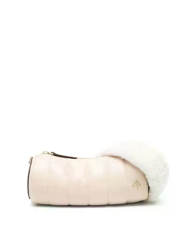Manu Atelier Quilted Cylinder Shoulder Bag