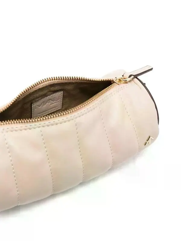 Manu Atelier Quilted Cylinder Shoulder Bag