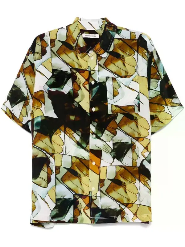 Henrik Vibskov Transfered Shirt - Brown