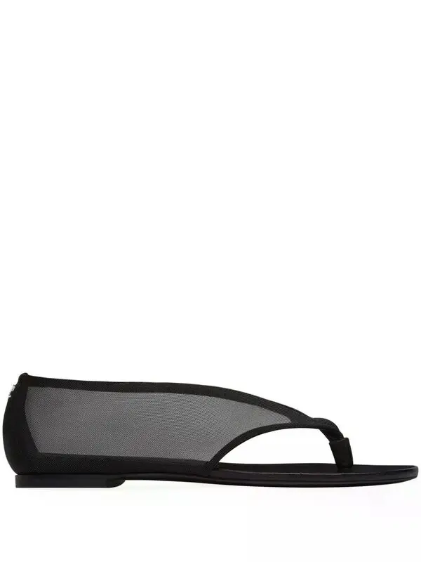 COURREGES Mesh Thong Sandals