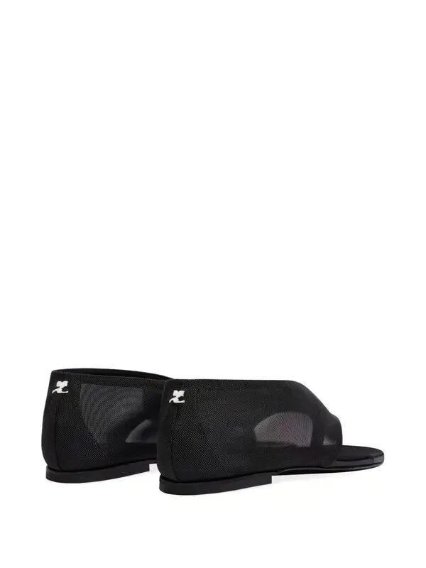 COURREGES Mesh Thong Sandals