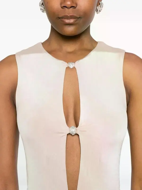 NISSA Rhinestone-embellished Body - Neutrals