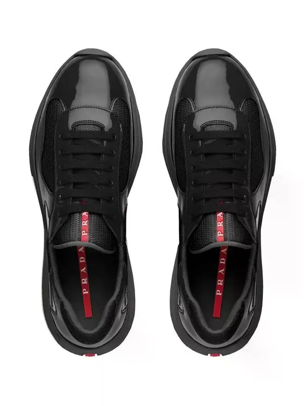 Prada America's Cup Sneakers - Black