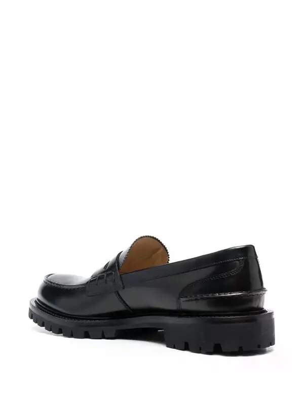 SCAROSSO Chunky-soled Leather Loafers