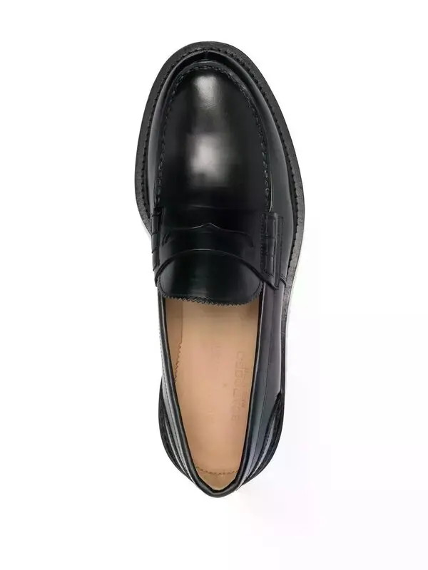 SCAROSSO Chunky-soled Leather Loafers