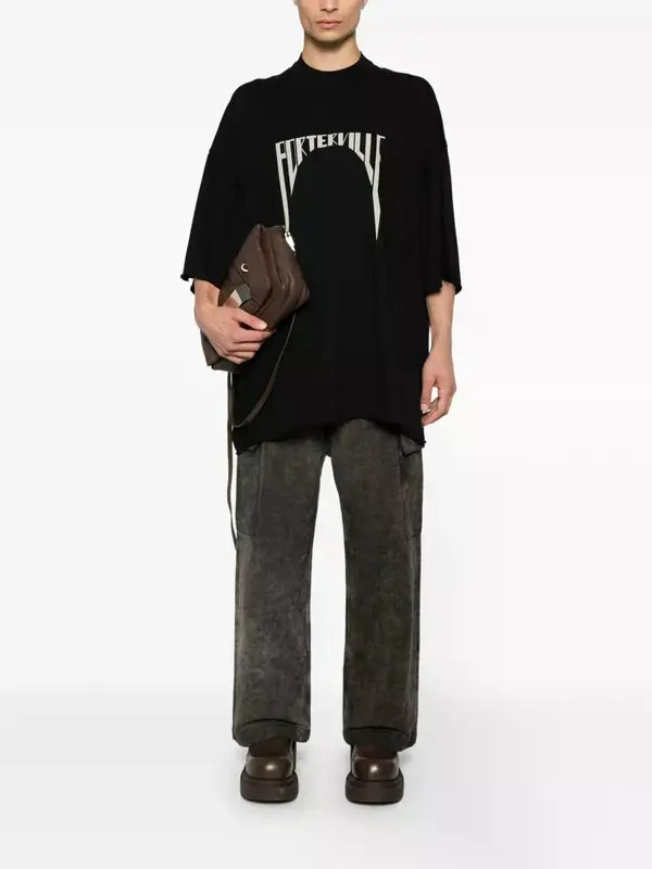 Rick Owens Distressed Cargo Trousers - Brown