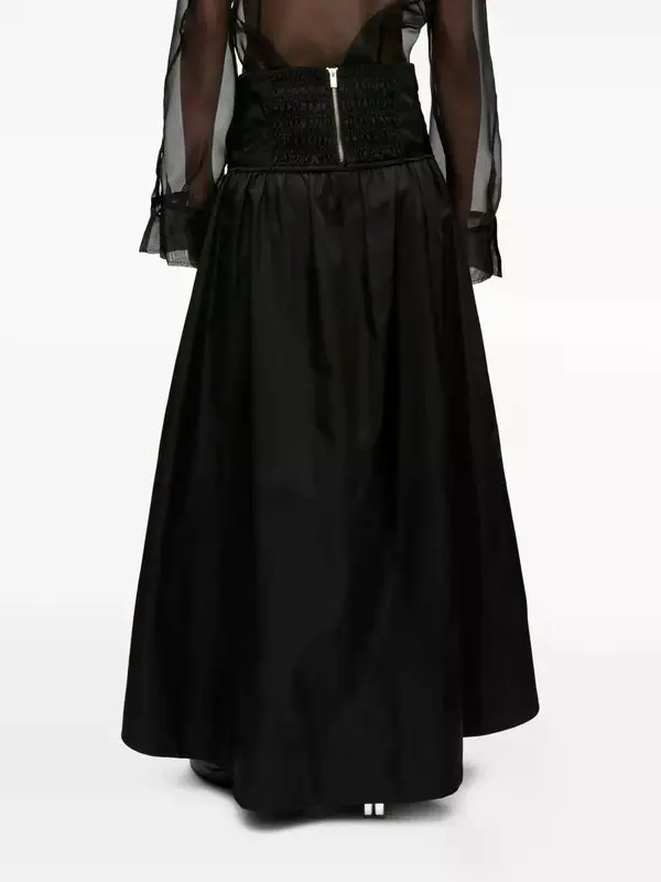 GANNI High-waisted Maxi Skirt With Pocket Detail