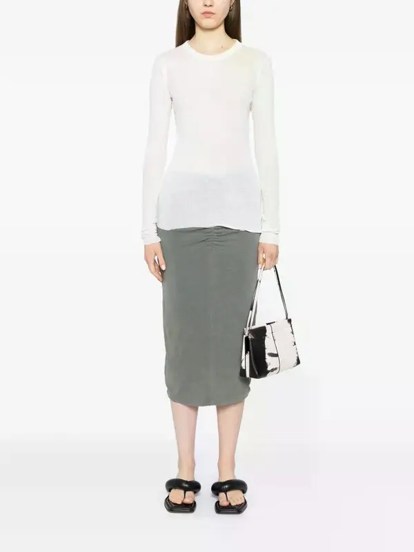 JAMES PERSE Long-sleeve Ribbed Knit Sweater - Neutrals