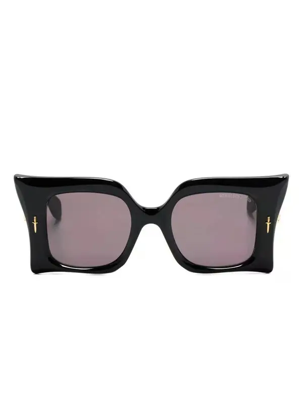 CUTLER & GROSS Medusa Sunglasses - Black