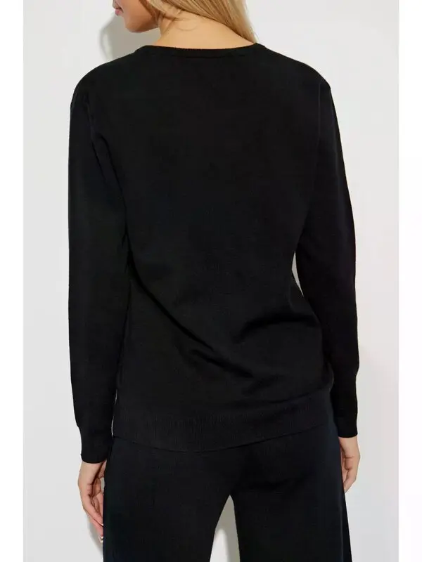 Max Mara V-neck Wool Knit Top