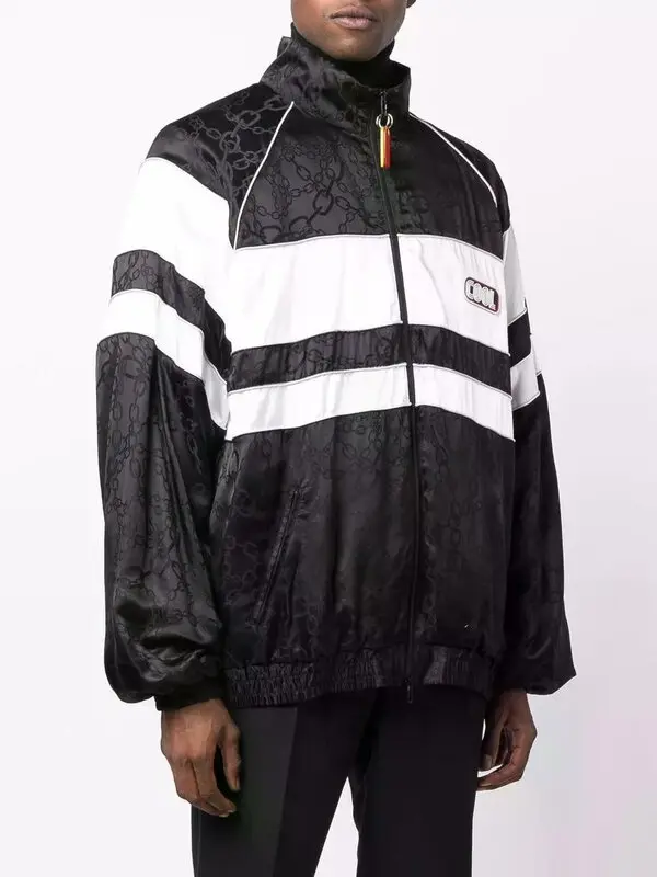 COOL T.M Monogram Logo-print Zip Jacket