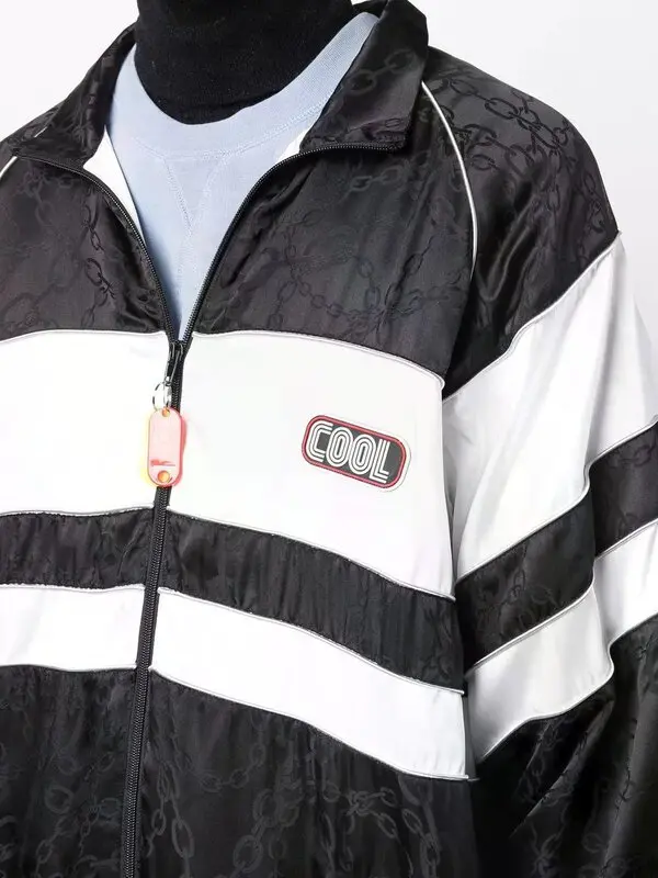 COOL T.M Monogram Logo-print Zip Jacket