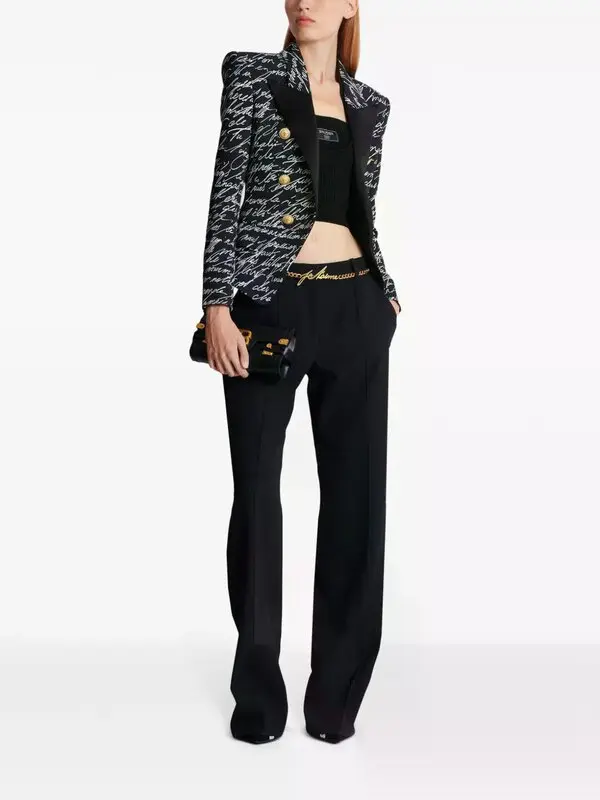 Balmain Love Letter Tailored Jacket
