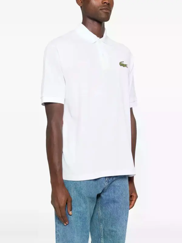 Lacoste Cotton Polo Shirt - White