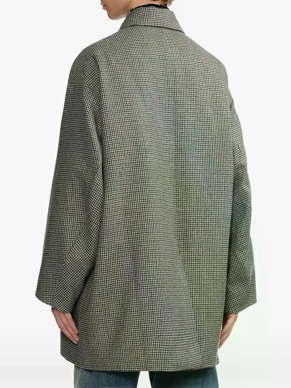 Random Identities Check-print Coat