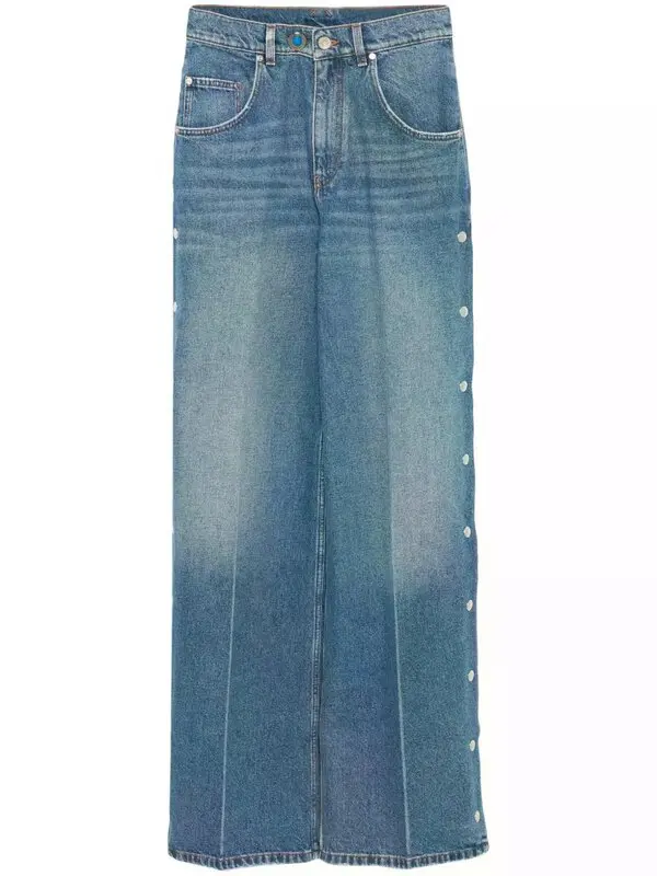 Stella McCartney Stud-embellished Bootcut Jeans