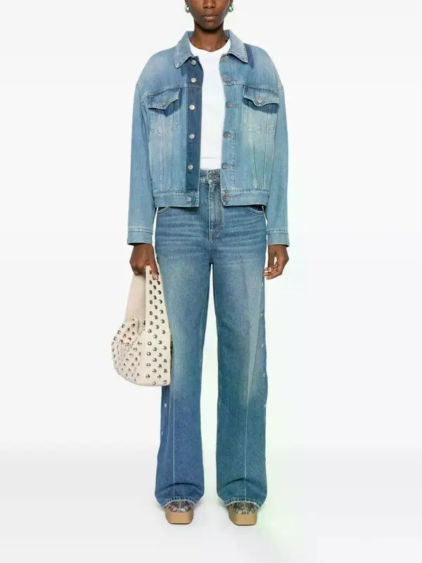 Stella McCartney Stud-embellished Bootcut Jeans