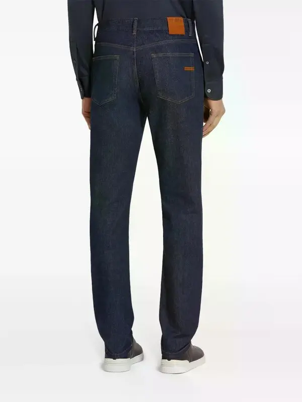 Zegna Roccia Rinse-washed Jeans - Blue