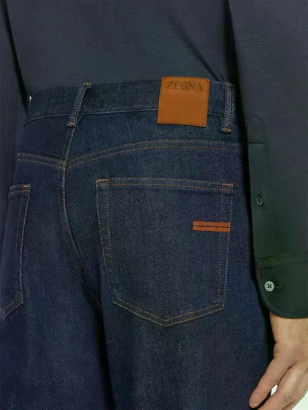 Zegna Roccia Rinse-washed Jeans - Blue