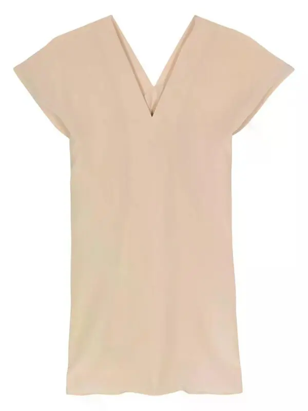 Aspesi V-neck Crepe Silk Blouse