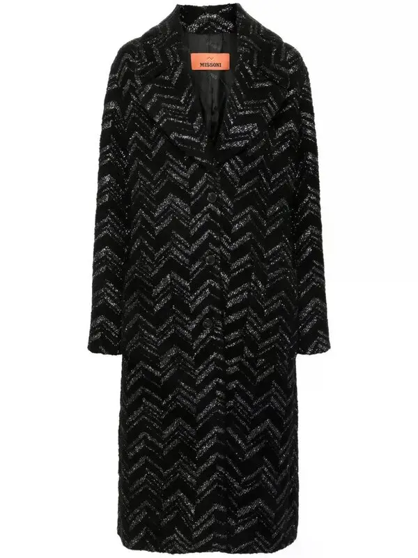 Missoni Chevron Bouclé Coat