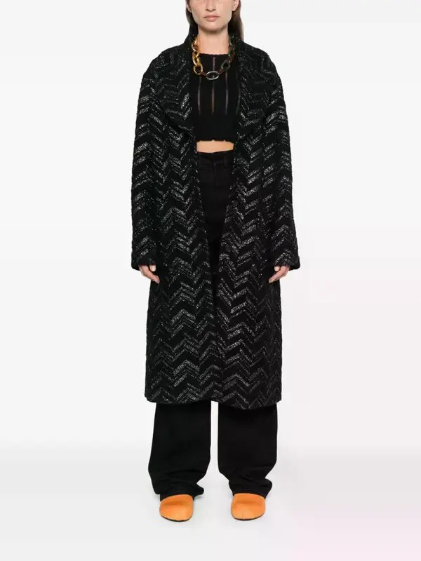 Missoni Chevron Bouclé Coat