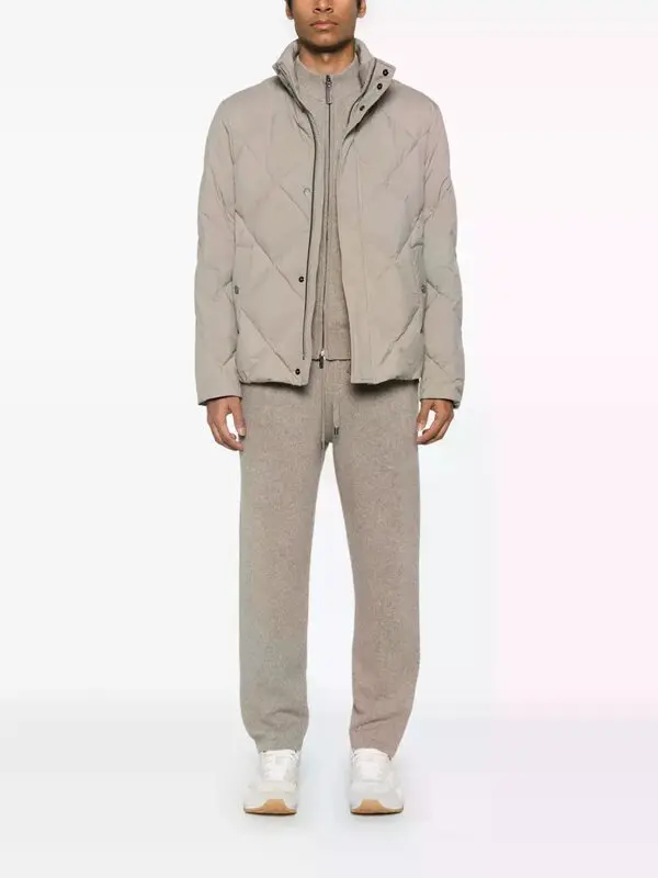 Canali Diamond-quilted Jacket