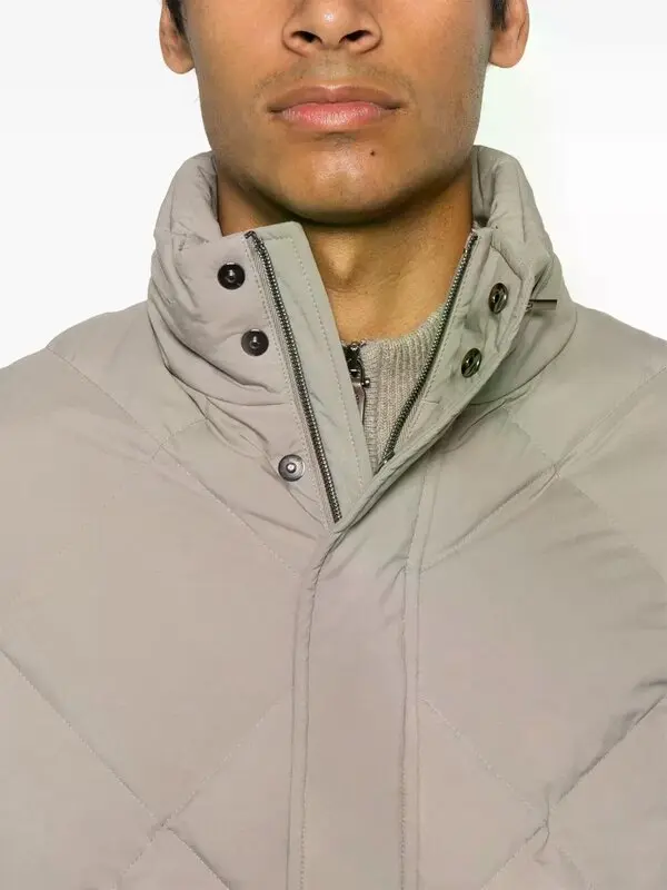 Canali Diamond-quilted Jacket
