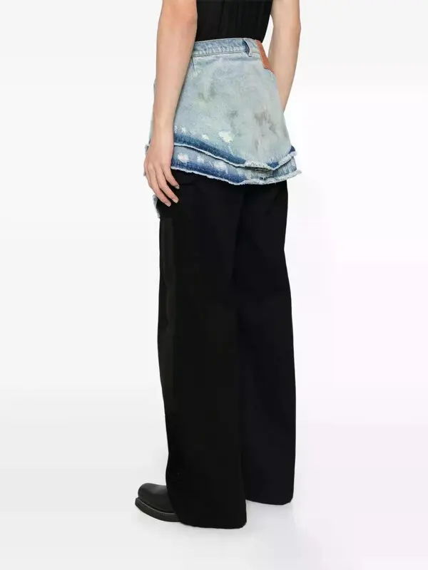 EGONLAB Layered Denim Skirt