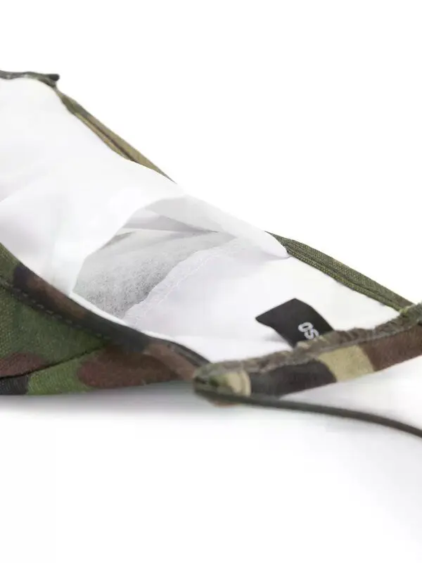 MOSTLY HEARD RARELY SEEN Camouflage Print Face Mask - Brown