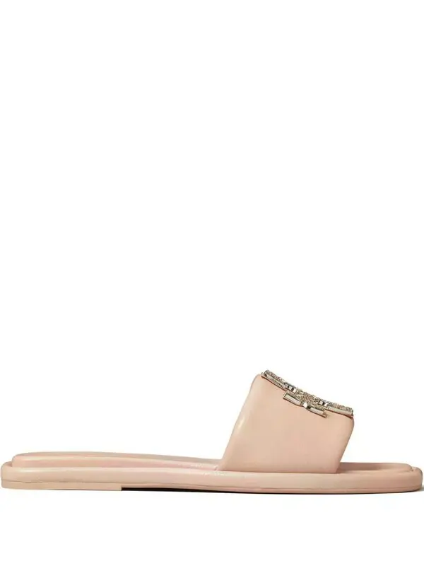 Tory Burch Double T Deco Sport Slides