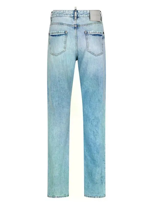 Dsquared2 Ripped-detail Slim-cut Jeans