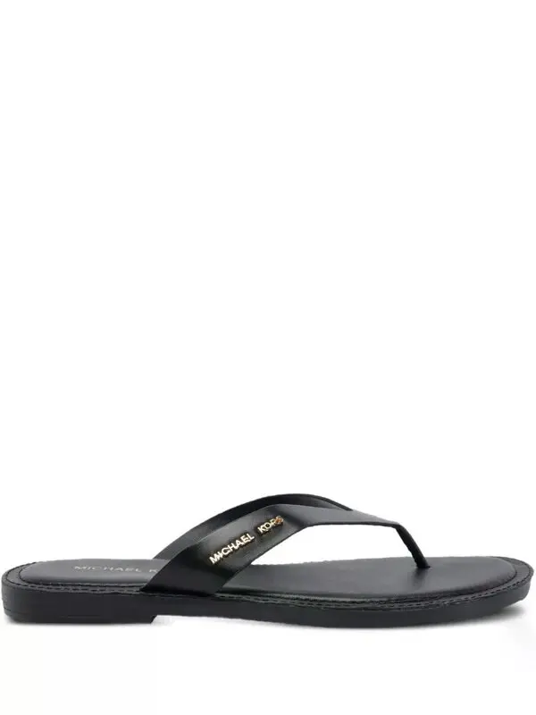Michael Kors Leather Thong Sandals