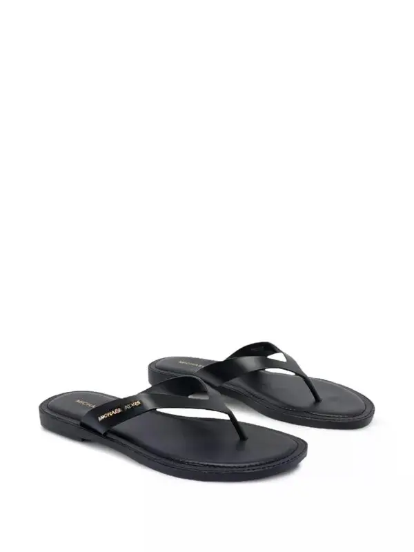 Michael Kors Leather Thong Sandals