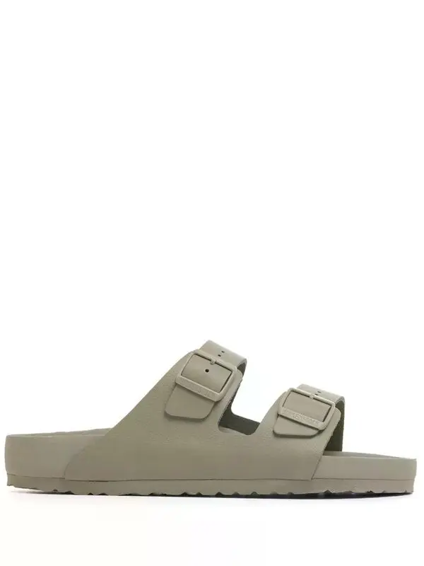 BIRKENSTOCK Arizona Exquisite Leather Sandals - Grey
