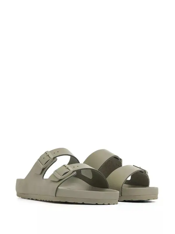 BIRKENSTOCK Arizona Exquisite Leather Sandals - Grey