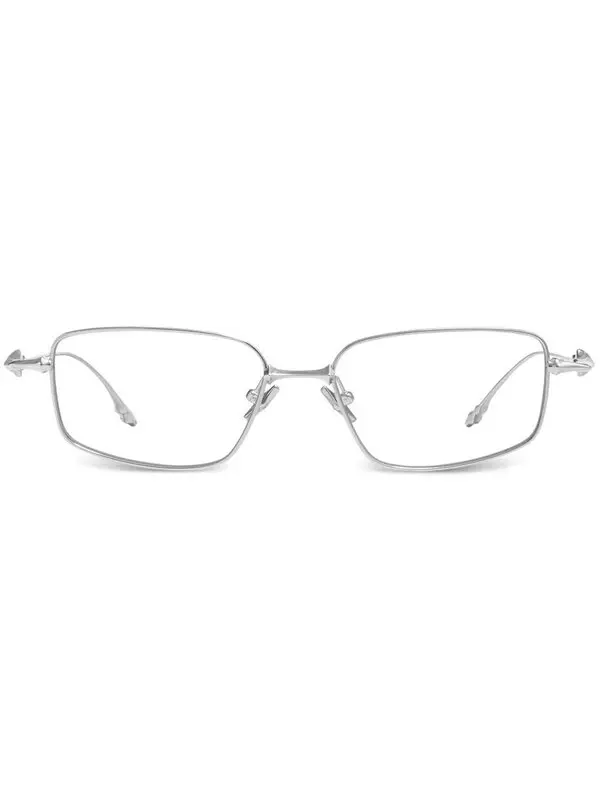 GENTLE MONSTER Atomic 02b Rectangle-frame Glasses - Silver