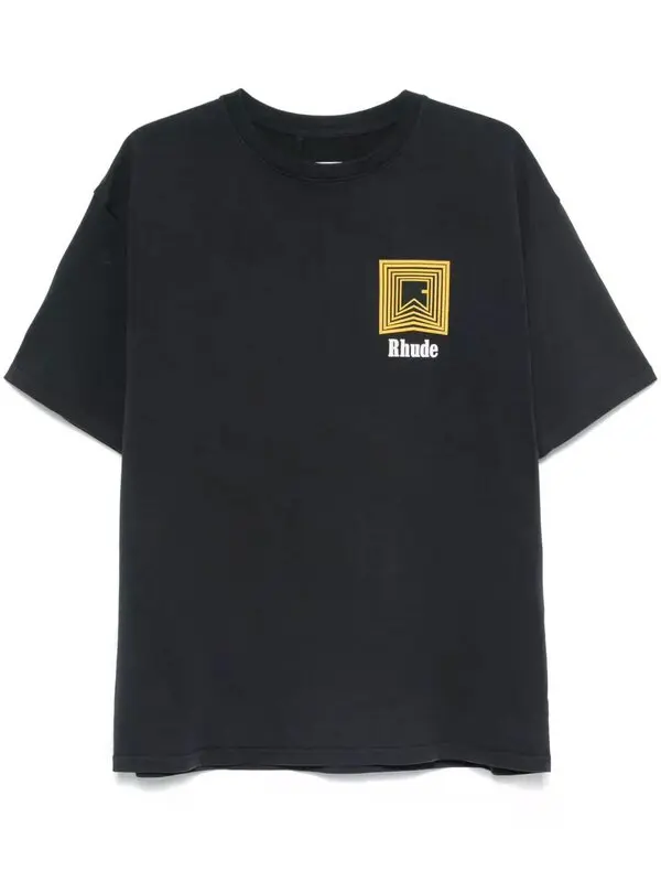 Rhude Chevron Logo Repeat Tee Vintage