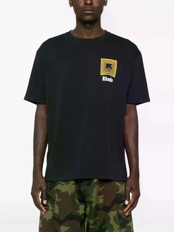 Rhude Chevron Logo Repeat Tee Vintage