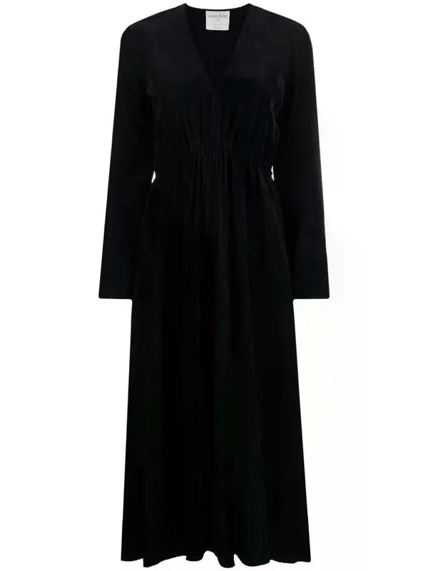 FORTE_FORTE Gathered Corduroy Dress