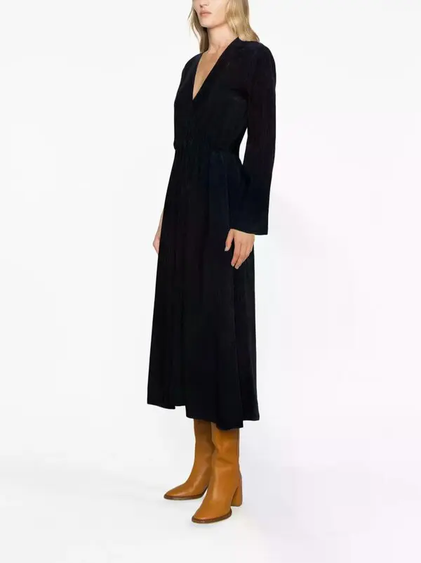 FORTE_FORTE Gathered Corduroy Dress
