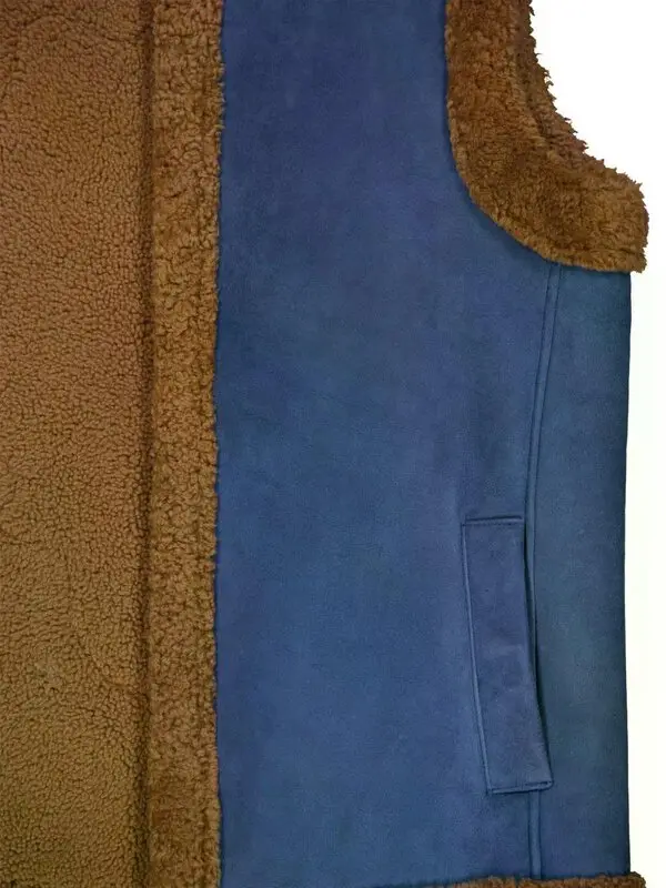 PAULA Shearling Embroidered Vest