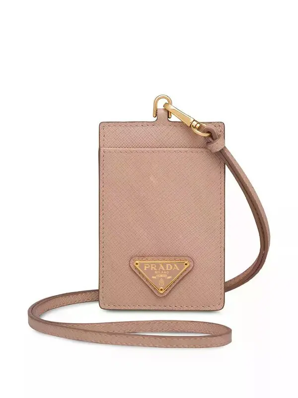 Prada Logo Plaque Mini Bag - Neutrals