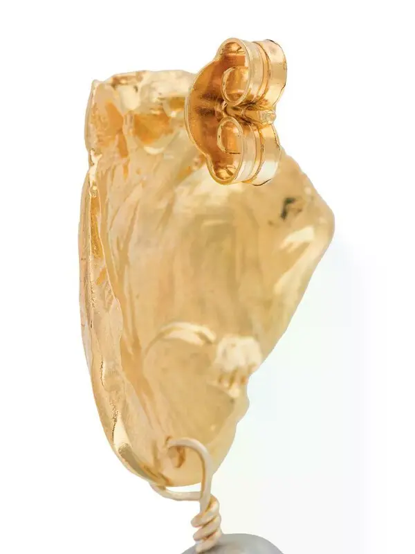 ALIGHIERI Shadow And Pearl Earrings
